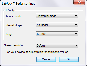 LabJack LJM® Data Acquisition (T4/T7)